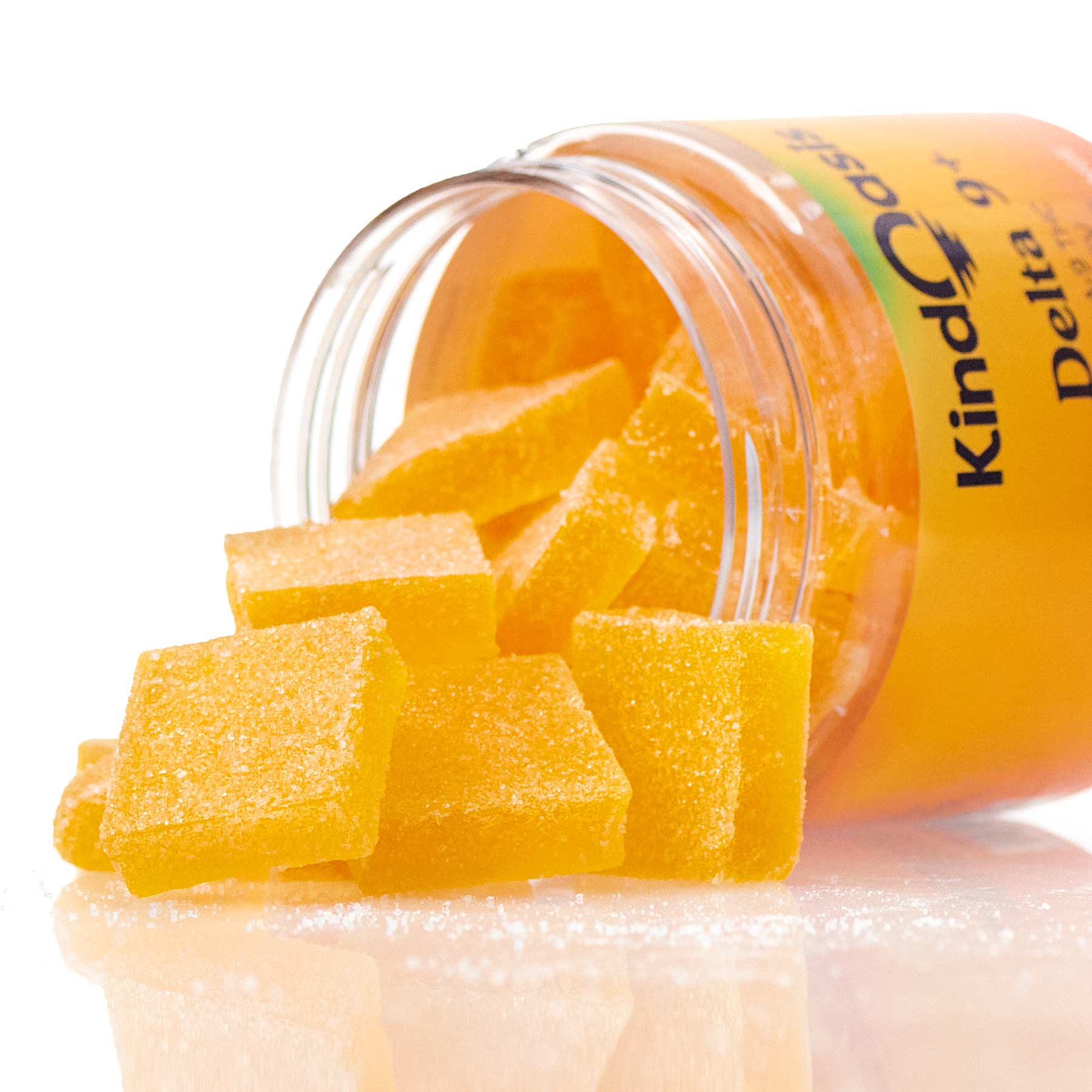 Delta 9 Gummies 15mg + THCV 15mg - 20ct Mandarin Orange | Kind Oasis