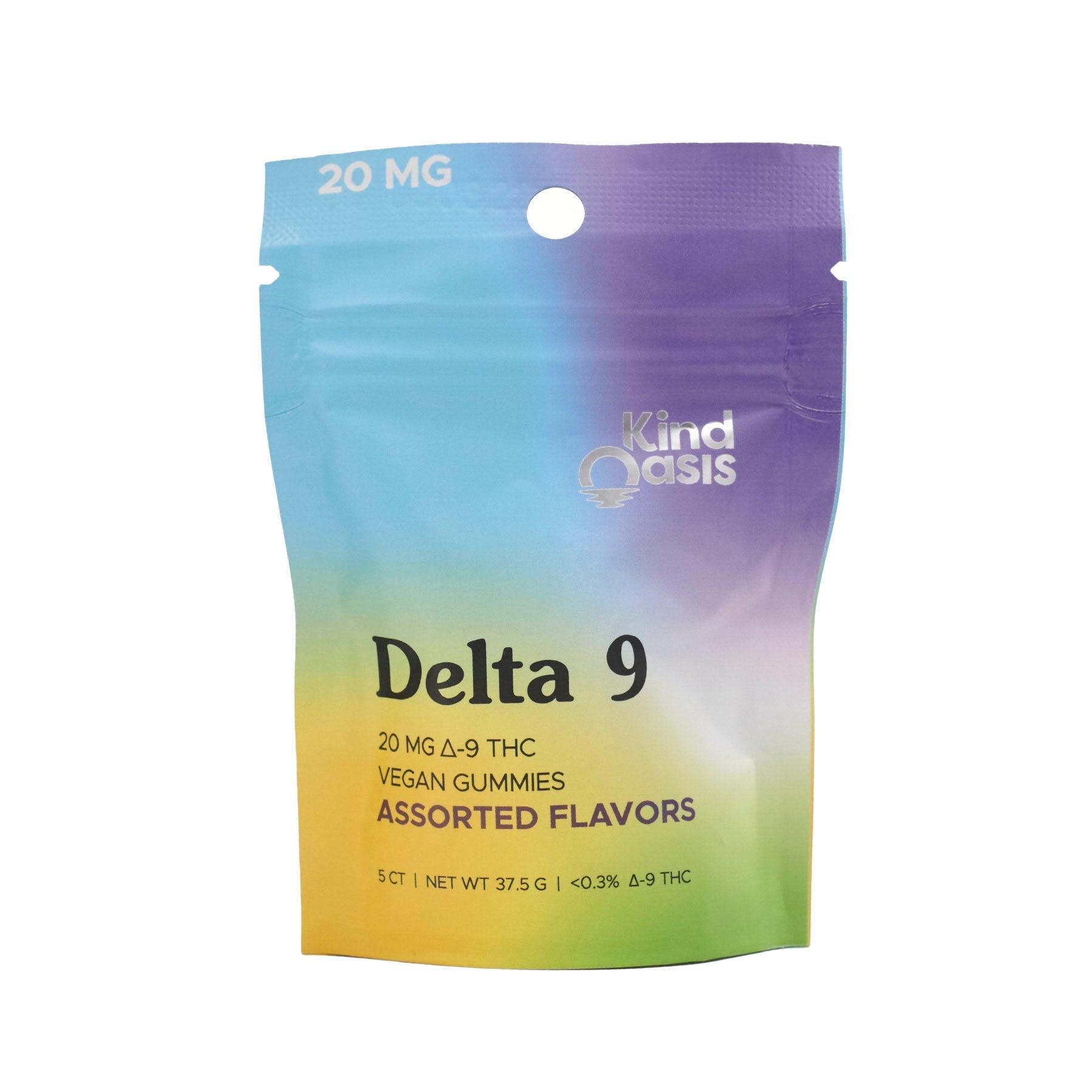 Delta 9 THC 20mg Gummies - 5ct Assorted | Kind Oasis