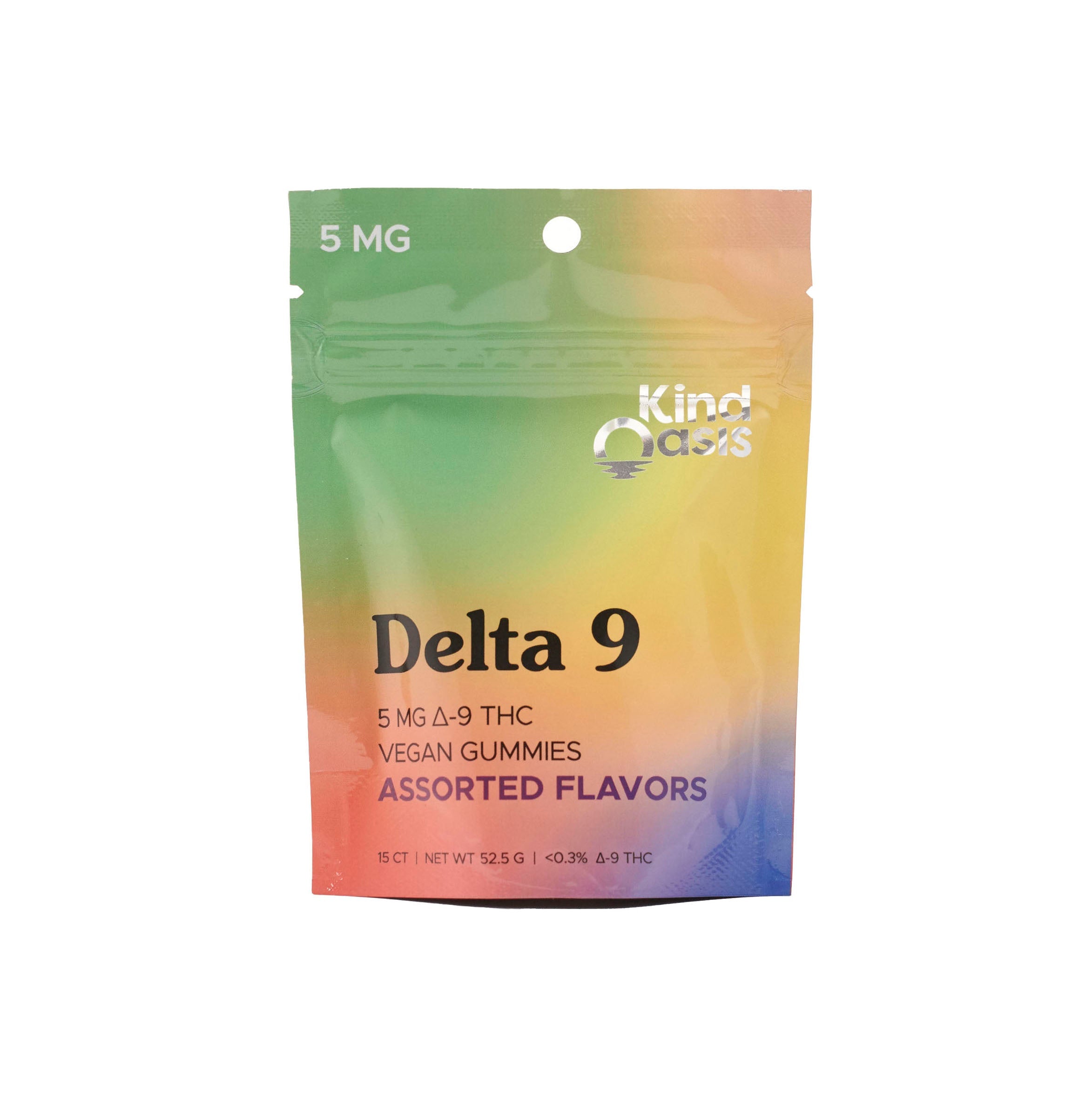 Delta 9 THC 5mg Gummies - 15ct Assorted | Kind Oasis